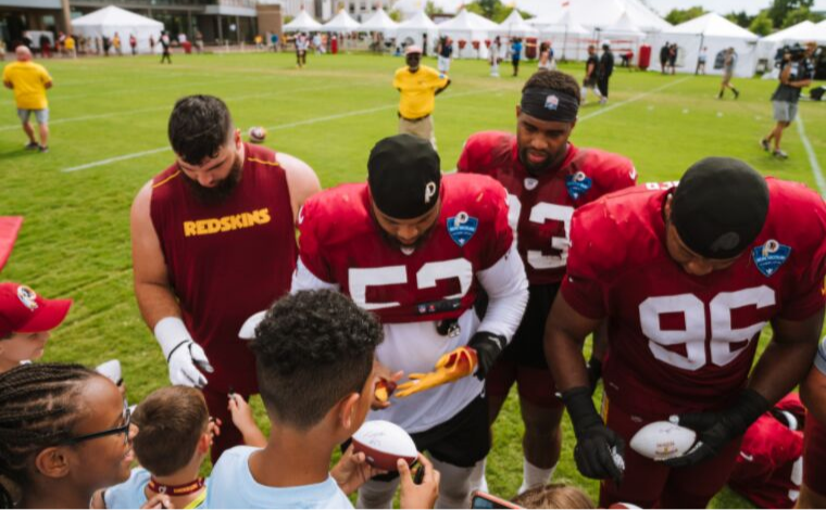Washington Football Team - Experience for Children | Capital Caring